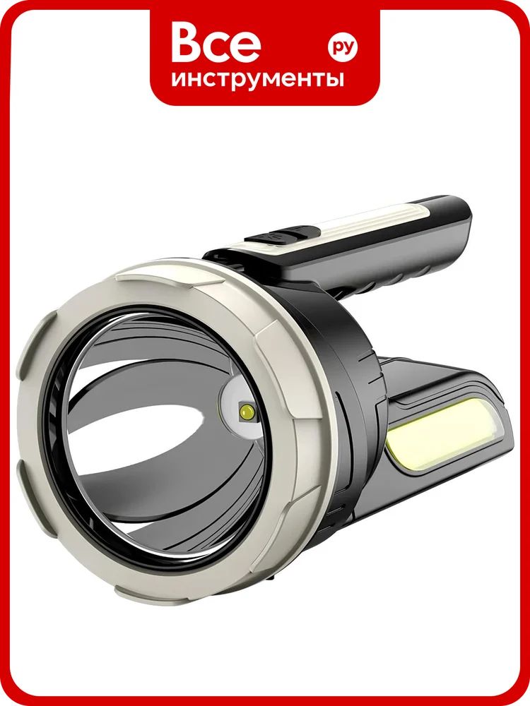 Фонарь Focusray 1336, акку 18650 1200мАН, 210 люмен, USB С, боковой свет 890552