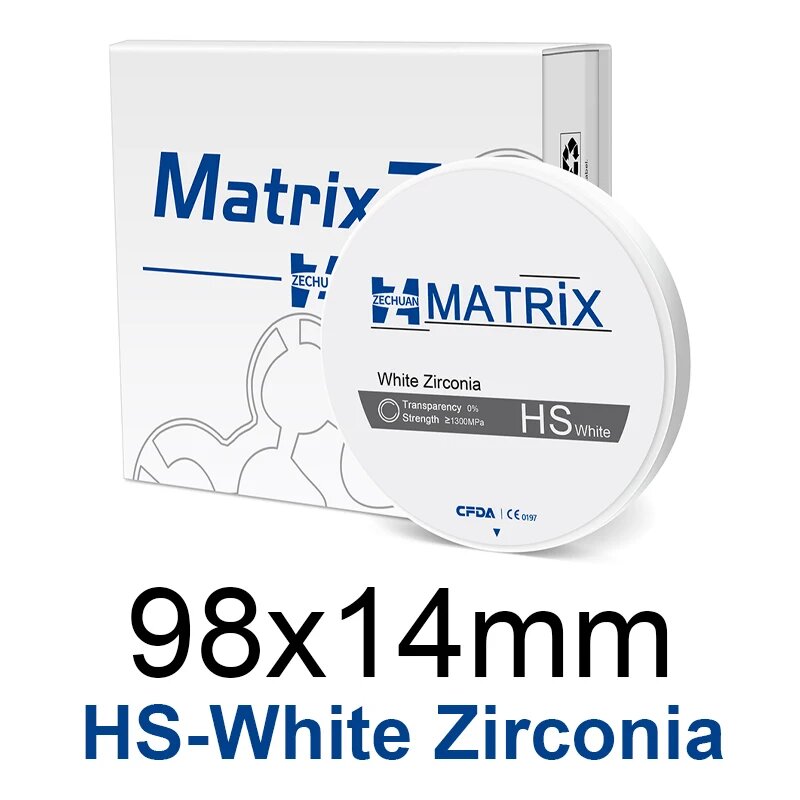 Неу Norton ZECHUAN MATRIX ST/HT/HS/HST/TT блоки из белого циркония 98 мм