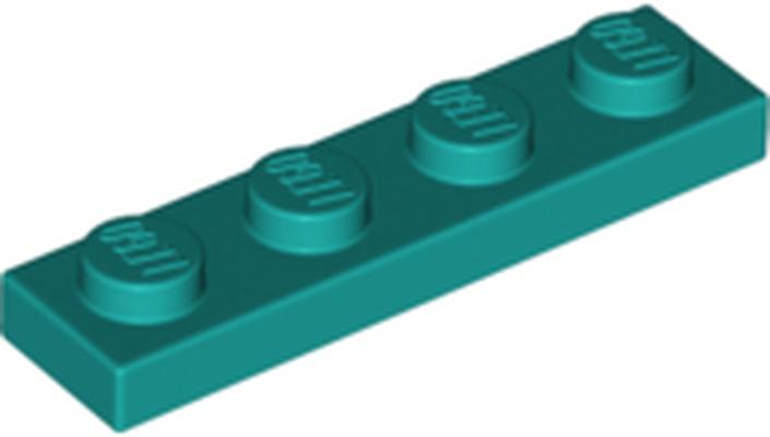 Деталь Lego 3710 Plate 1 x 4