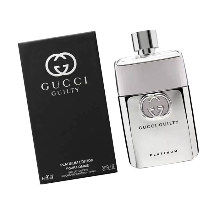 Мужской парфюм Gucci Guilty Pour Homme Platinum спец издание 90 мл - Гуччи Гилти Пур Хом Платинум