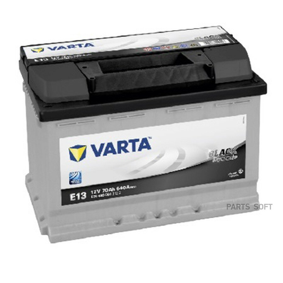 Аккумуляторная батарея Black Dynamic [12V 70Ah 640A B13] от официального дистрибьютора, VARTA, артикул 570409064