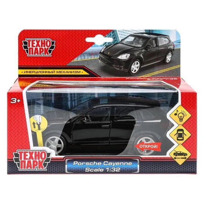 Машина мет. свет-звук PORSCHE cayenne, 15 см, SB-68324 380132