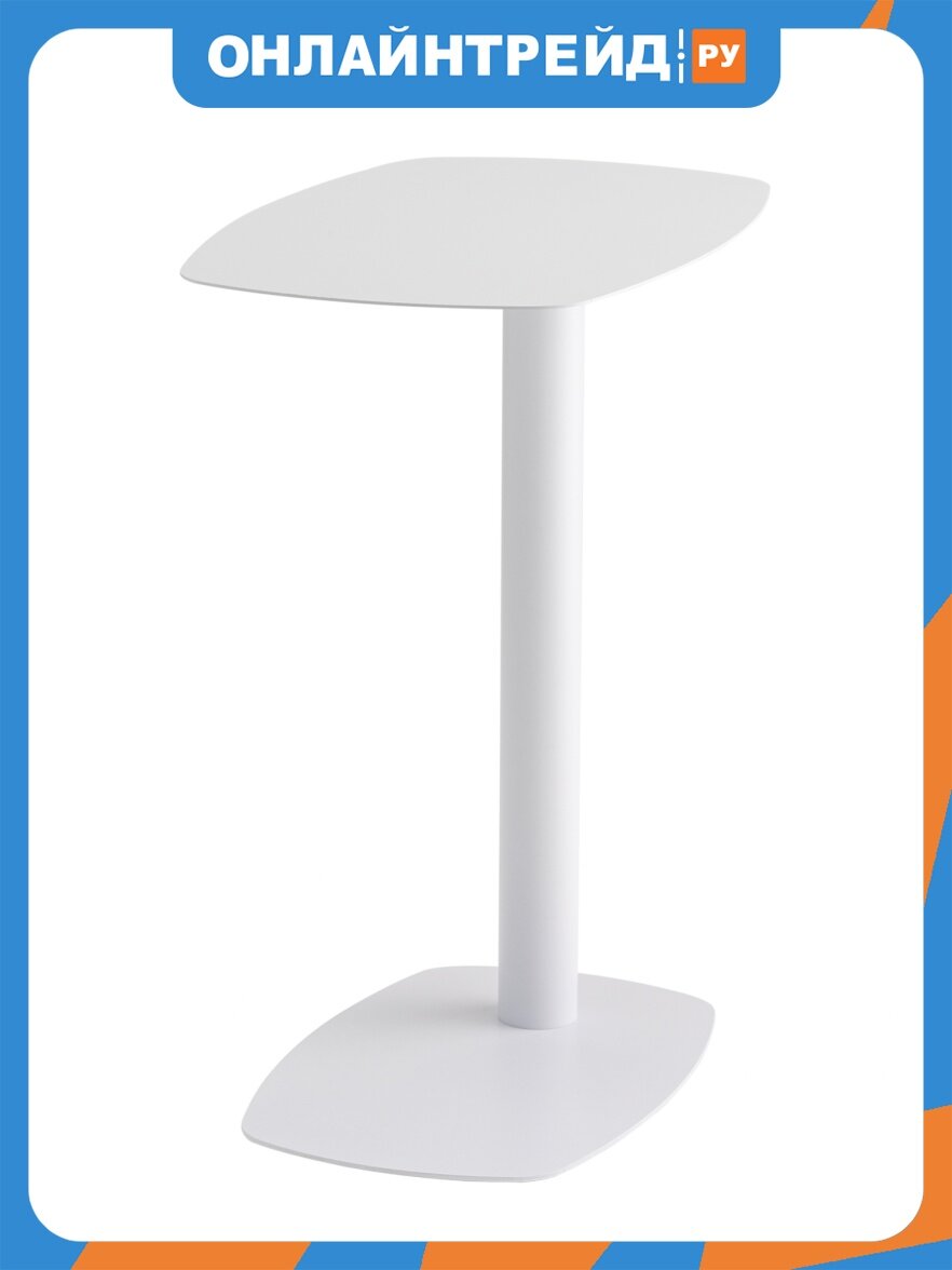 Столик журнальный Stool Group Eanna S, металл, белый (stУТ000040323)