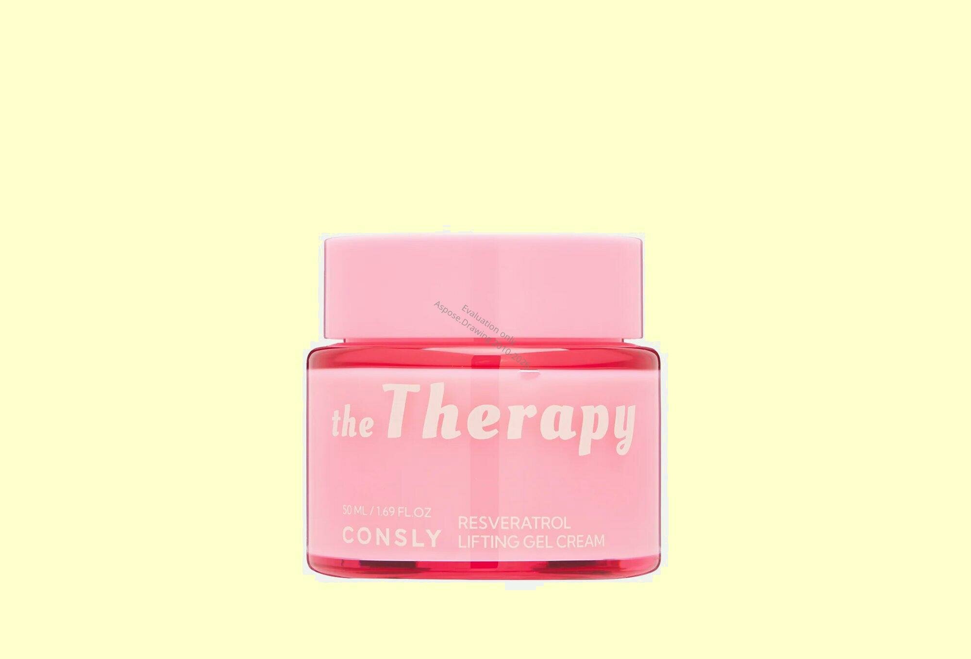 Гель-крем Consly Resveratrol Lifting для лица, лифтинг-эффект, 50мл