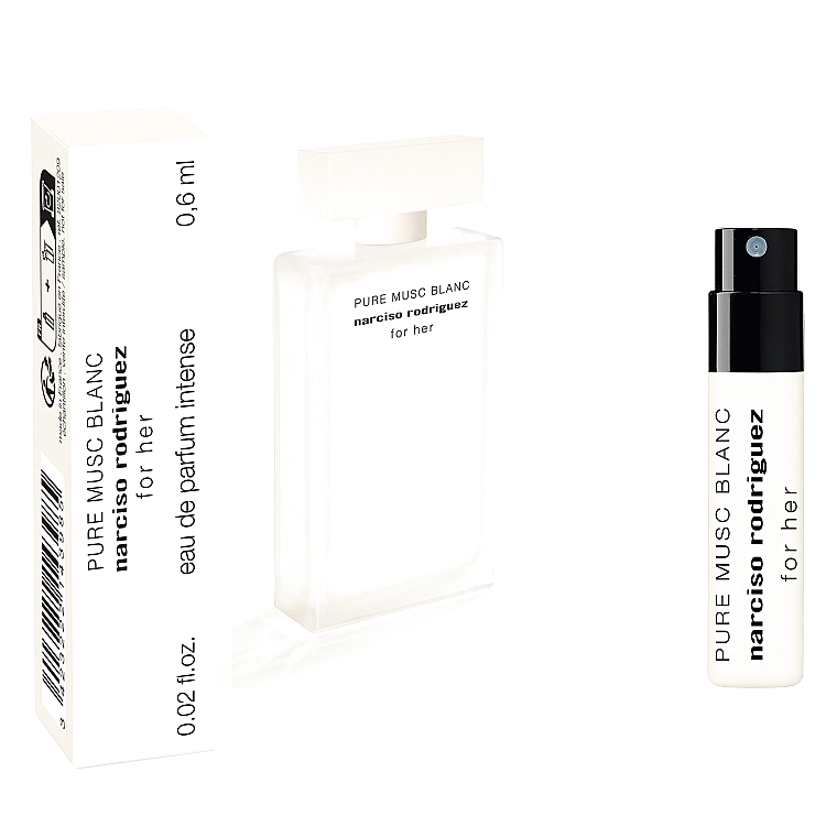 Миниатюра духов для женщин 0.6 мл - Narciso Rodriguez Pure Musc Blanc For Her