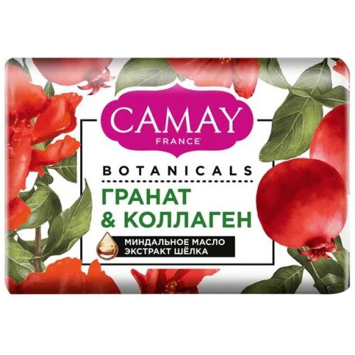 Camay Туалетное мыло Camay (Камей) Botanicals «Цветы граната», 85 г
