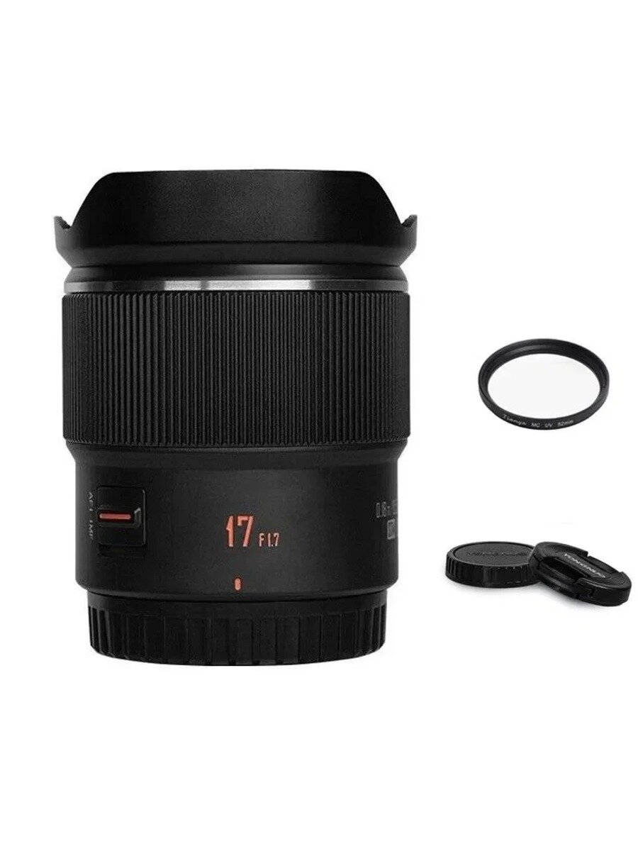 YONGNUO YN17mm F1.7M M4/3 крепление автофокусный объектив с большой апертурой для Panasonic Olympus