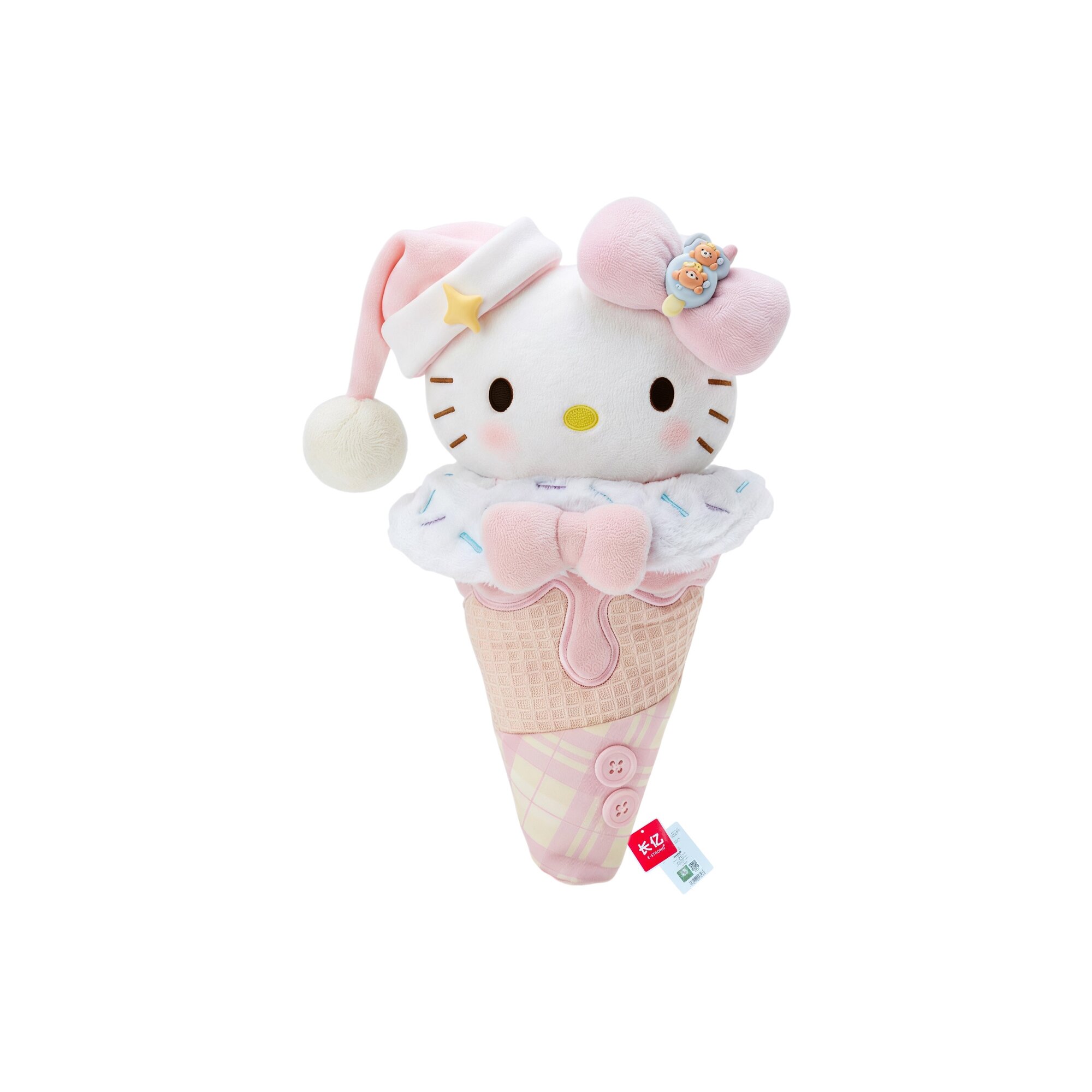 E-STRONG x Sanrio Hello Kitty Милый плюшевый брелок 15 см