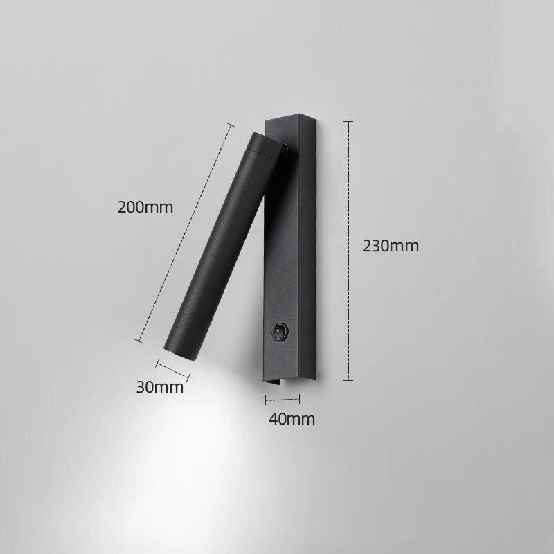 Modern Led Wall Lights Nordic Minimalist Bedroom Reading Lamps Adjustable Eye Protection Home Decotion Bedside Led Wall Lamps