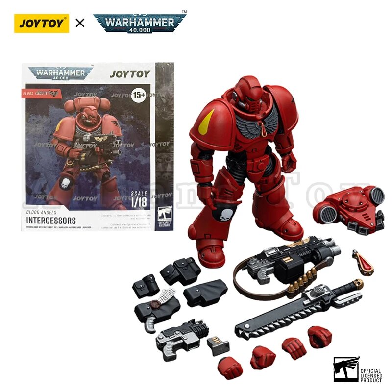 JOYTOY Warhammer 40k Intercessors, 1/18, красный