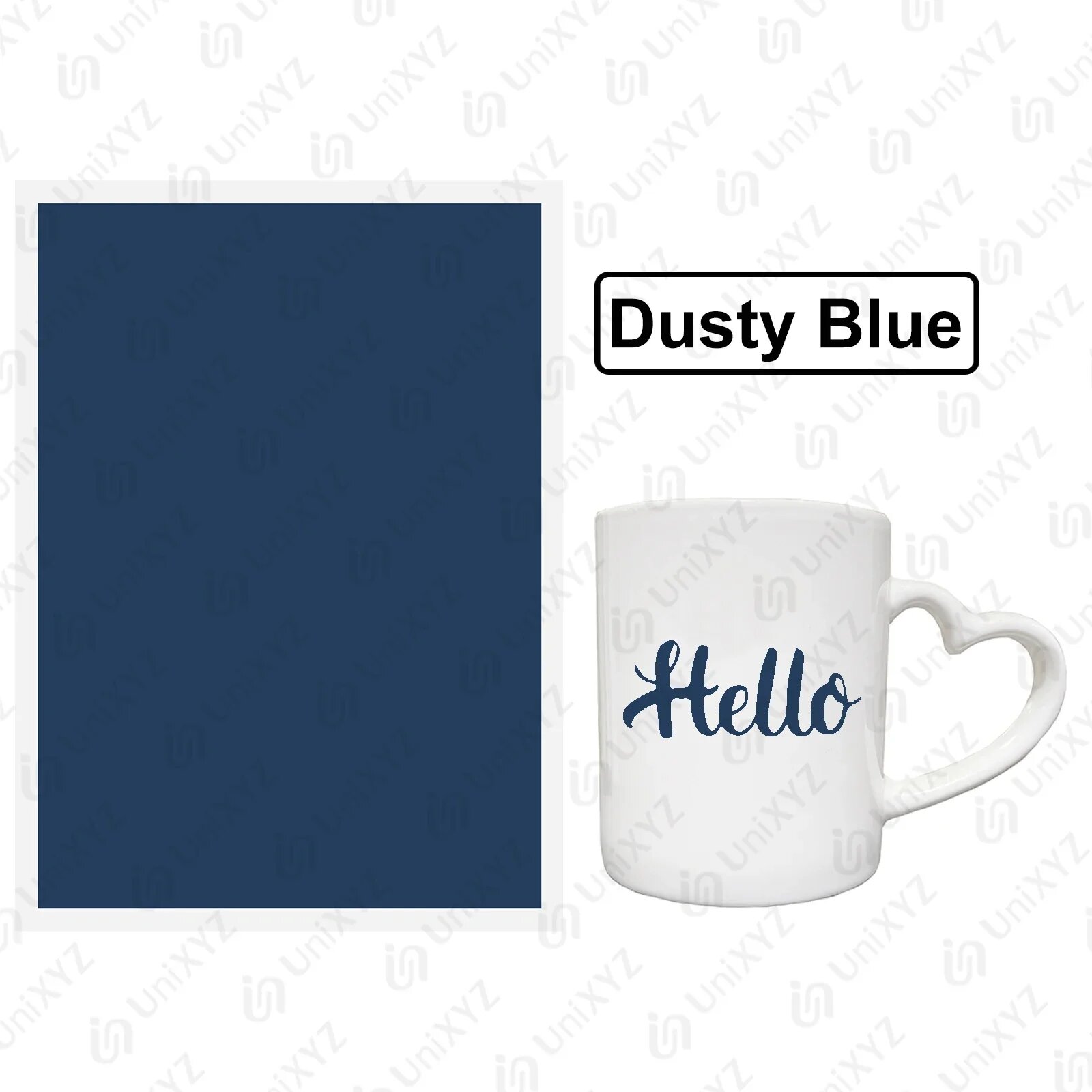 Цветная бумага Dusty Blue UniXYZ для TwoTrees TTS-55 Pro DAJA DJ6