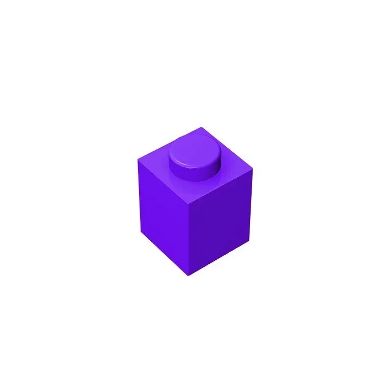 Фиолетовый кубик Lego 1x1, Цвет: 060