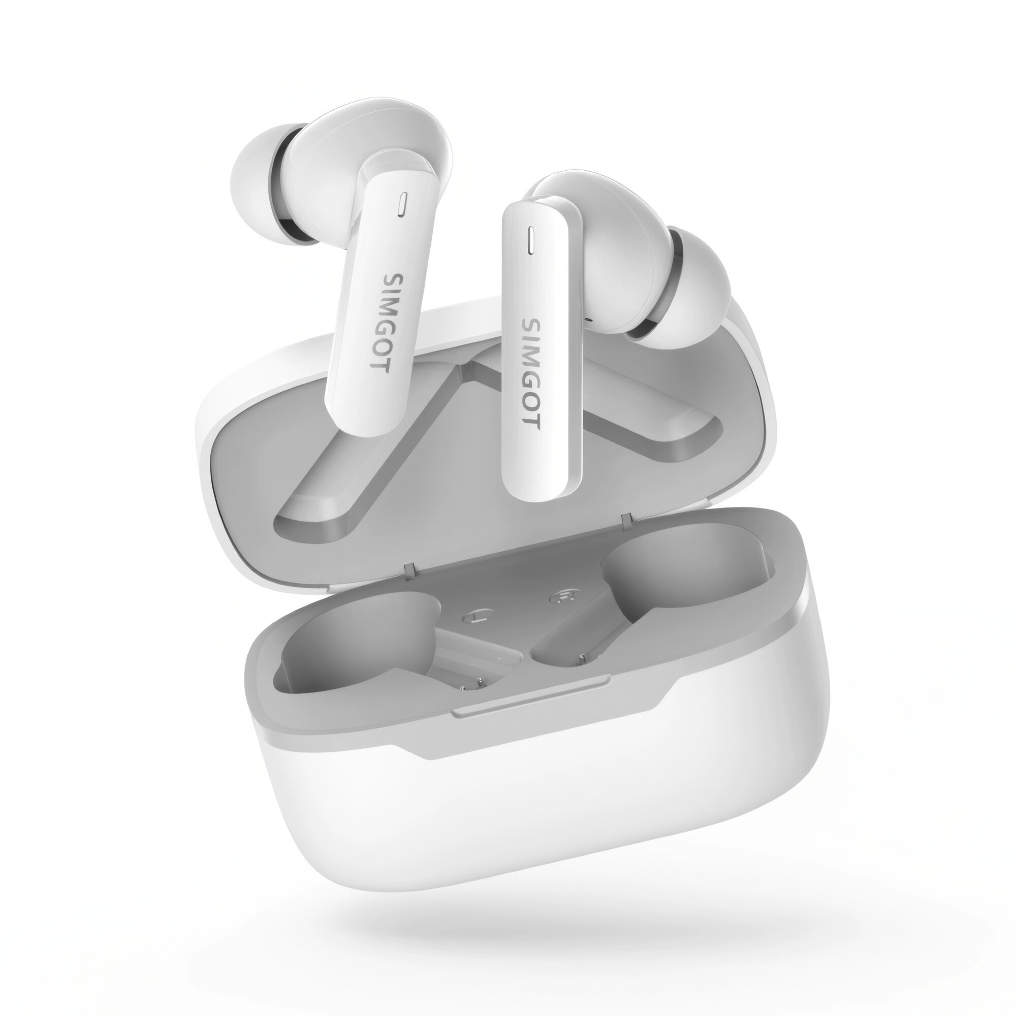 Беспроводные внутриканальные наушники SIMGOT FLD200, Bluetooth 5.4, 32 часа работы, белый