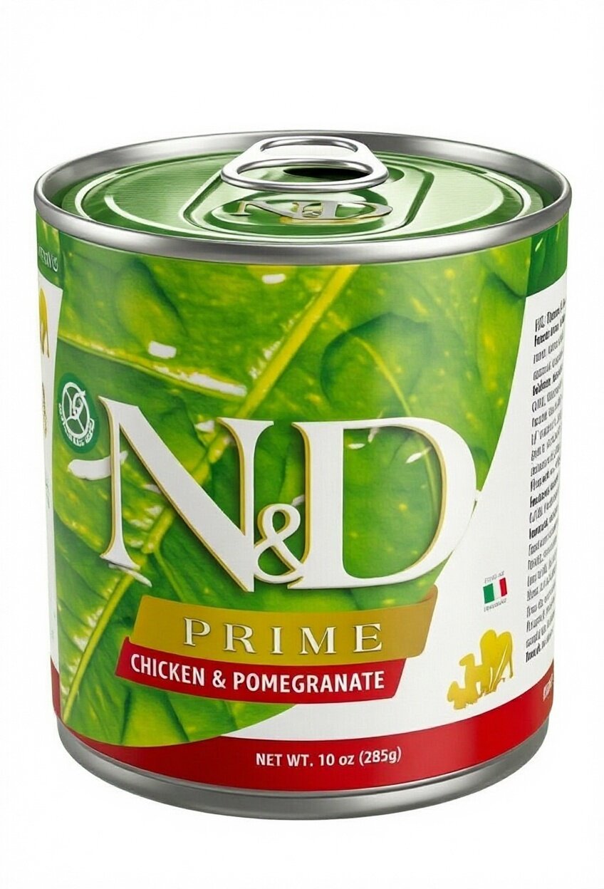 Влажный корм Farmina N&D Prime для собак всех пород, курица и гранат, 3 штуки по 285 гр
