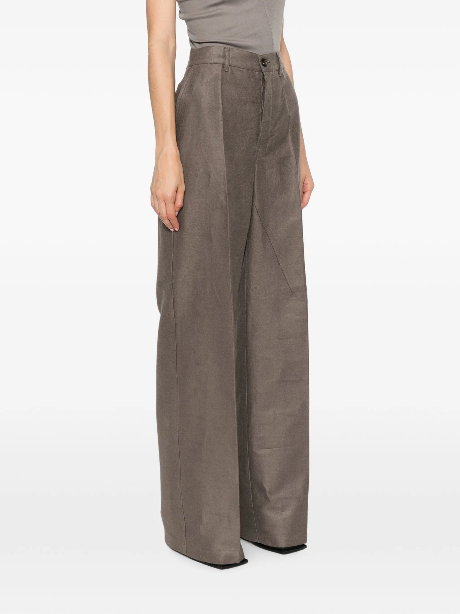 Брюки Rick Owens Belt-loop palazzo pants, размер 36 — фото 1