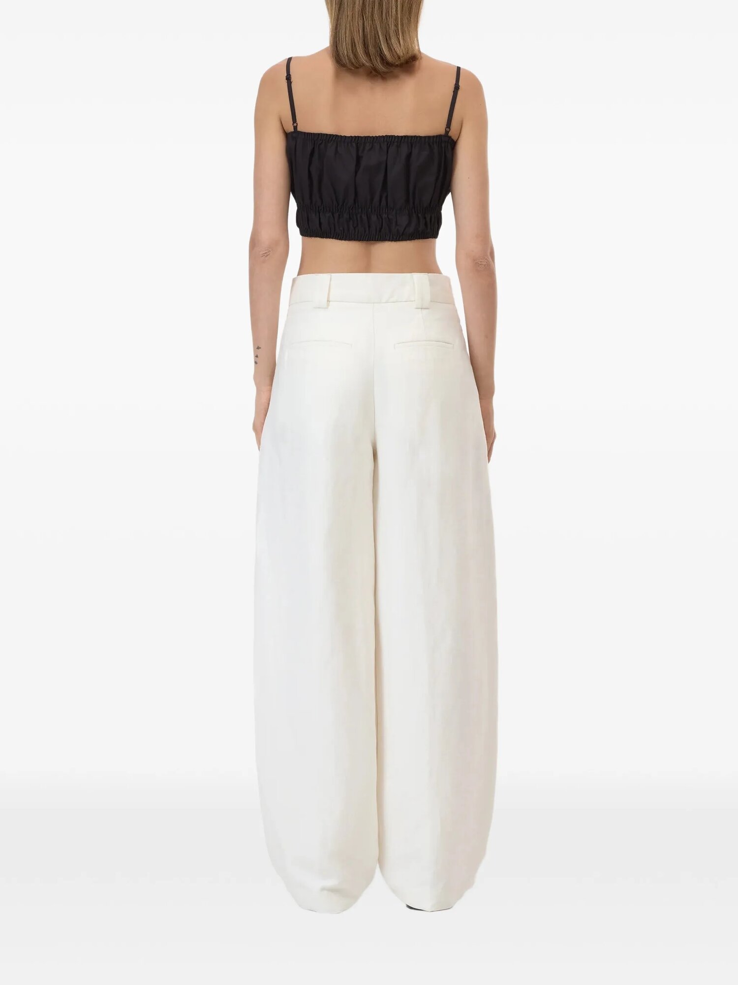 Брюки Closed Wendlyn trousers, размер 38-40, бежевый/белый — фото 1
