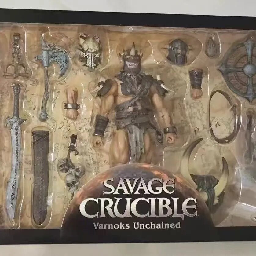 Harvinger Studios/ фигурка-Savage Crucible Varnoks Unchained/Подарок для мальчика/16CM
