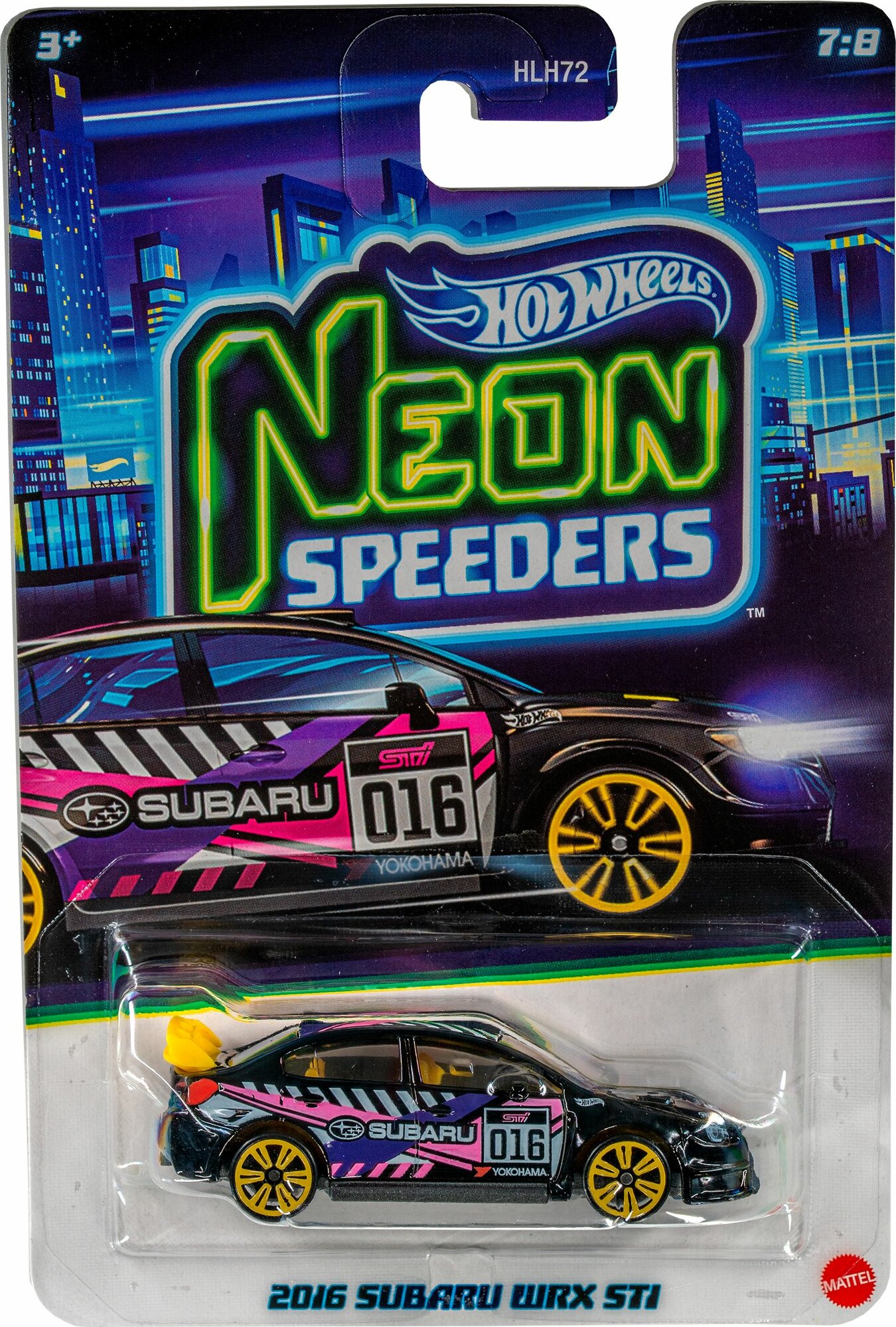 Машинка Hot Wheels 2016 Subaru WRX STI