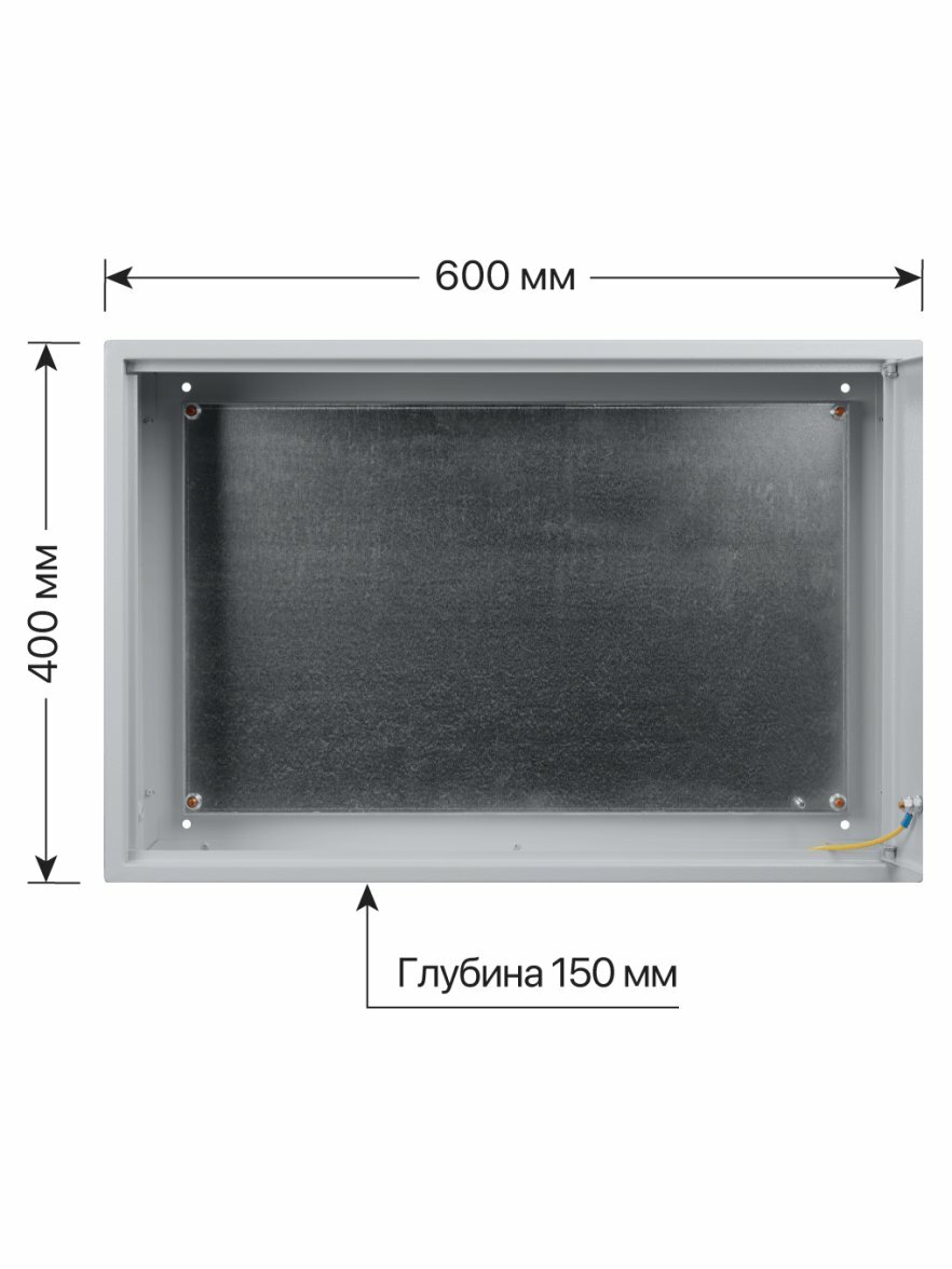 Корпус Tdm Electric металлический ЩМП-4.6.1-0 (400х600х150), SQ0905-0055