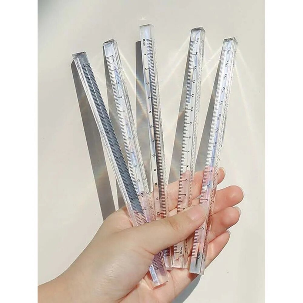 15cm / 20cm Треугольник для студентов Прозрачная линейка