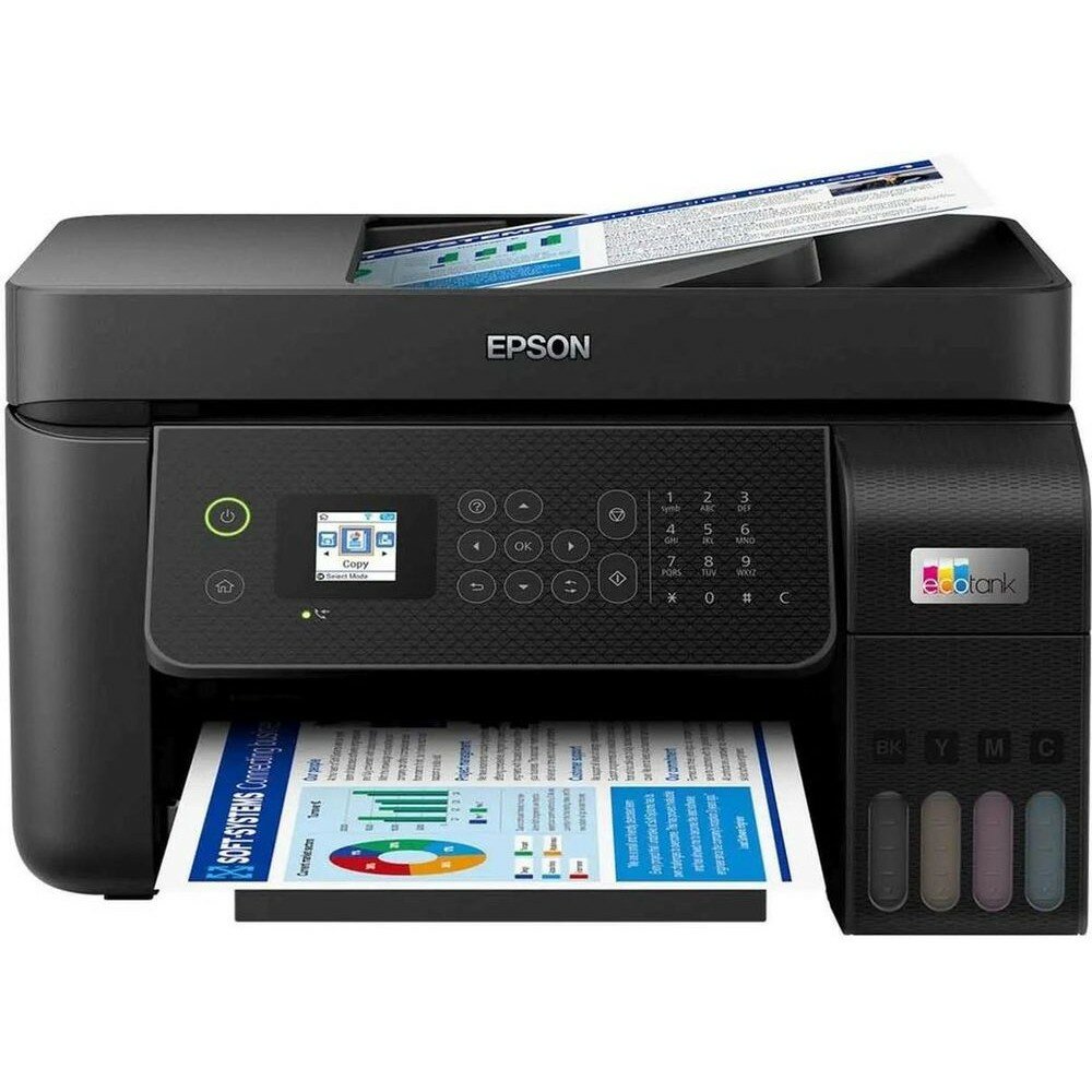 МФУ Epson EcoTank L5290, A4, струйный, цветное, СНПЧ, цвет корпуса: Черный (C11CJ65409)