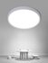 Люстра потолочная LED 36 Вт, 400x400x25 мм, белый матовый, холодный белый свет, ...
