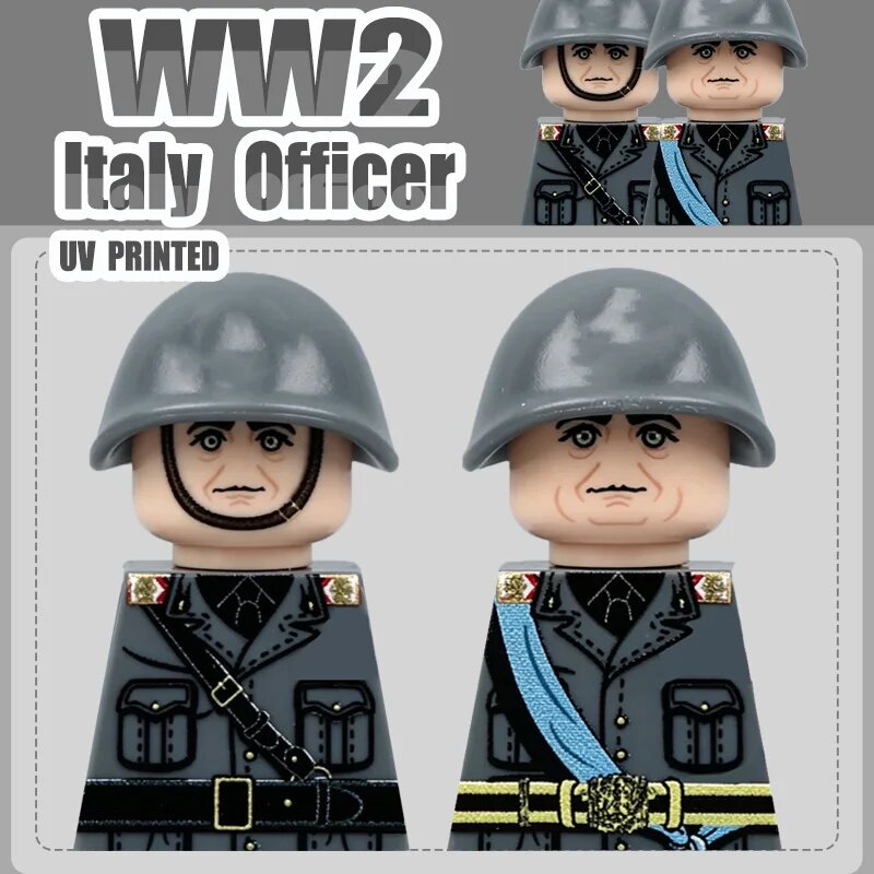 WW2 Итальянский офицер, темный хаки, UV PRINTED
