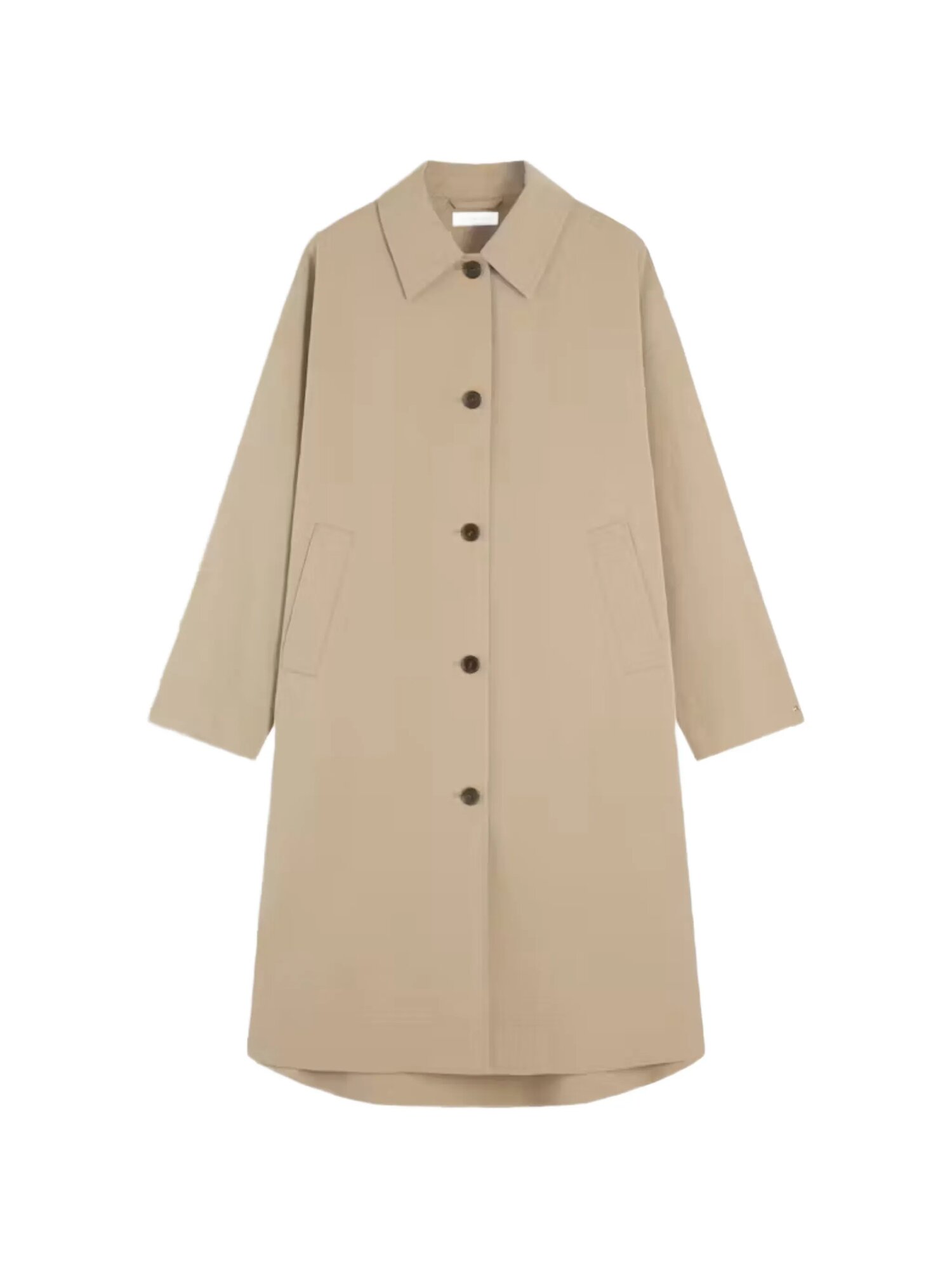 Пальто TOMMY HILFIGER Button-up collared coat