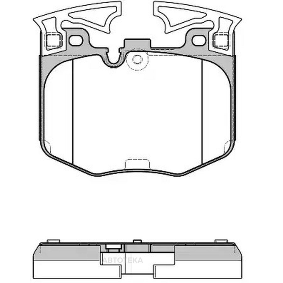 Колодки торм. пер. REMSA 171100 BMW 5 (G30/G31/F90)/ 7 (G11/G12)