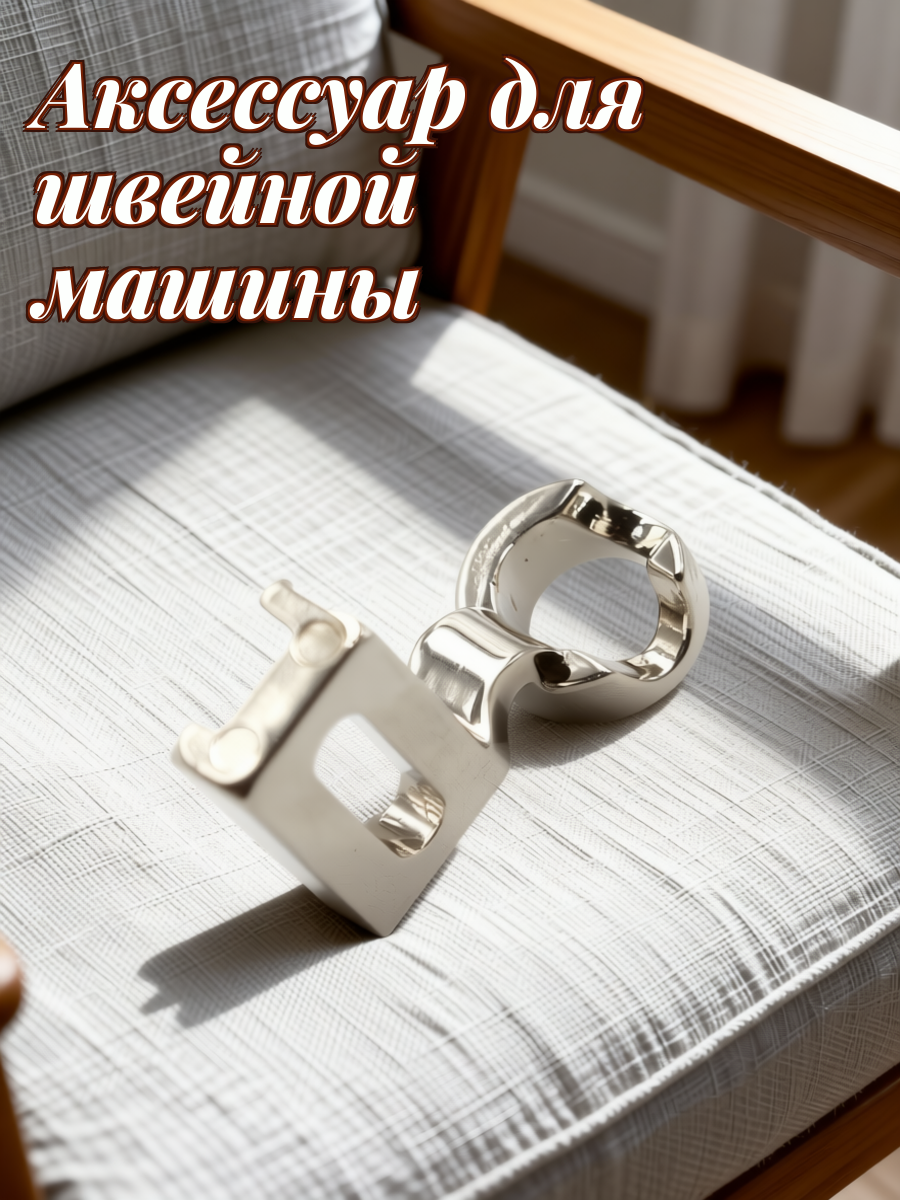 Ножной Пресс-Поршень Для Шитья С Рулеткой 2 8*2*2 Cm Серебристый Цвет Подходит Для Многих Швейных Машин