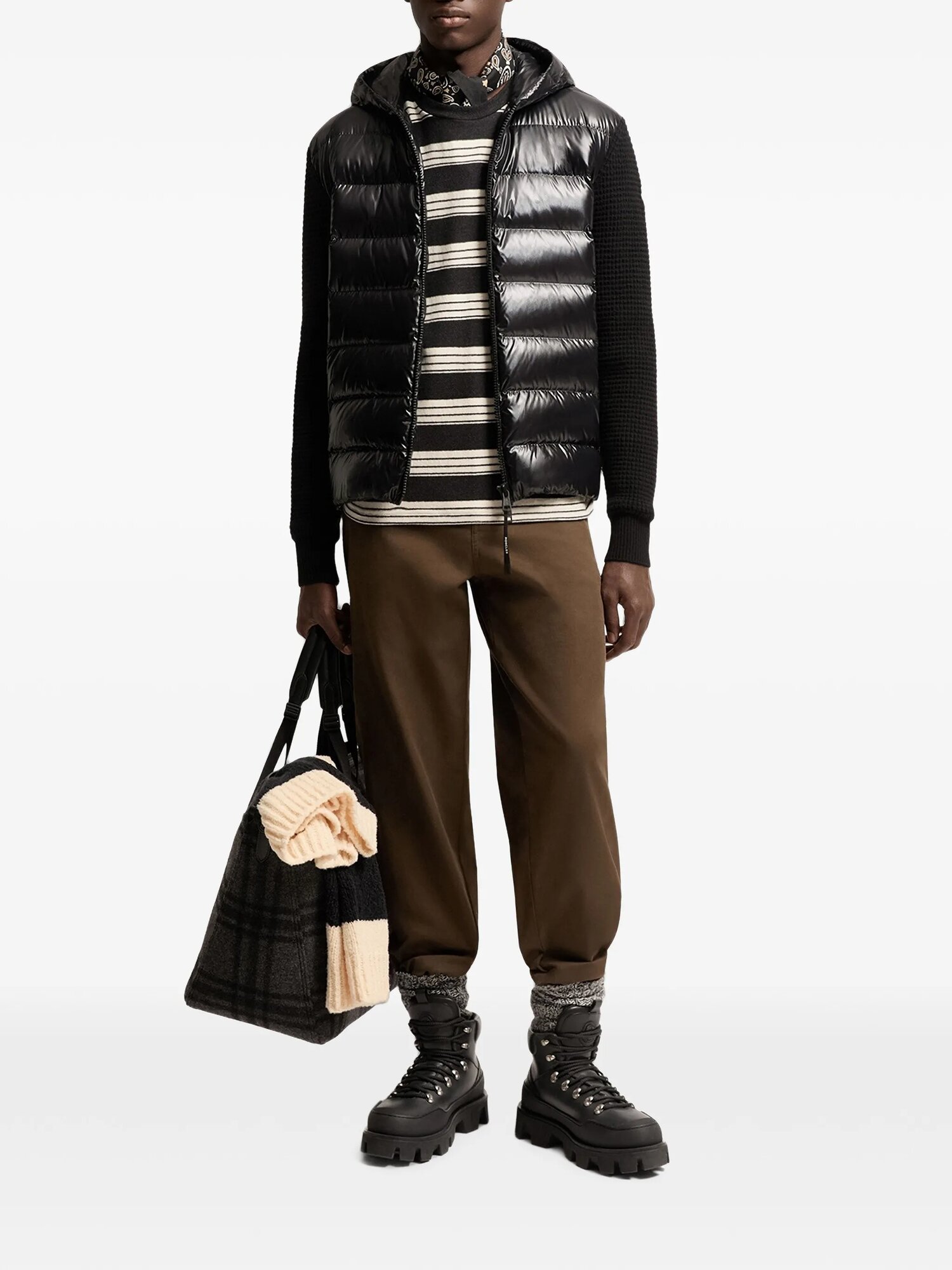 Куртка Moncler, размер 52, черный — фото 1