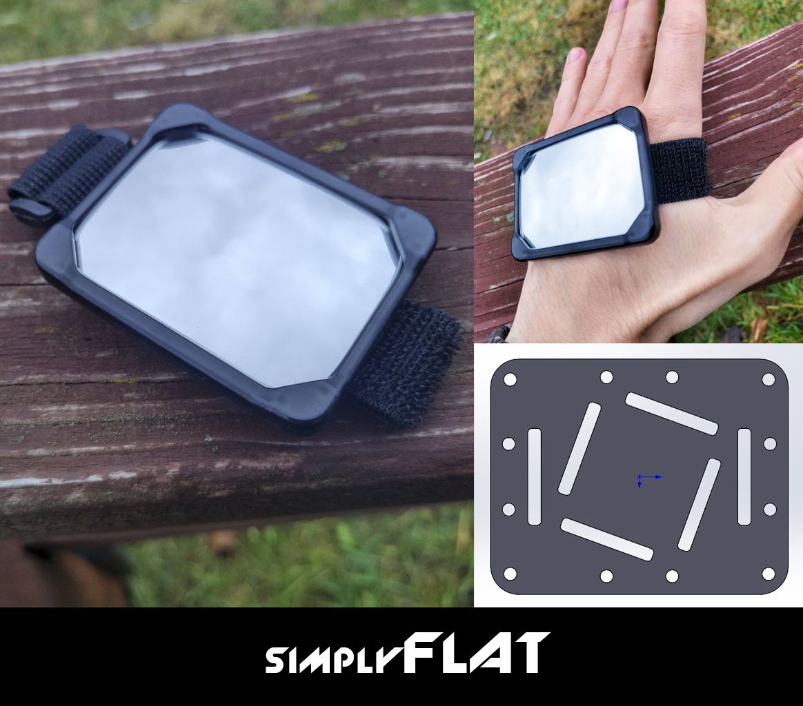 Зеркало на руку, запястье Simply Flat от ORDO NOVUS