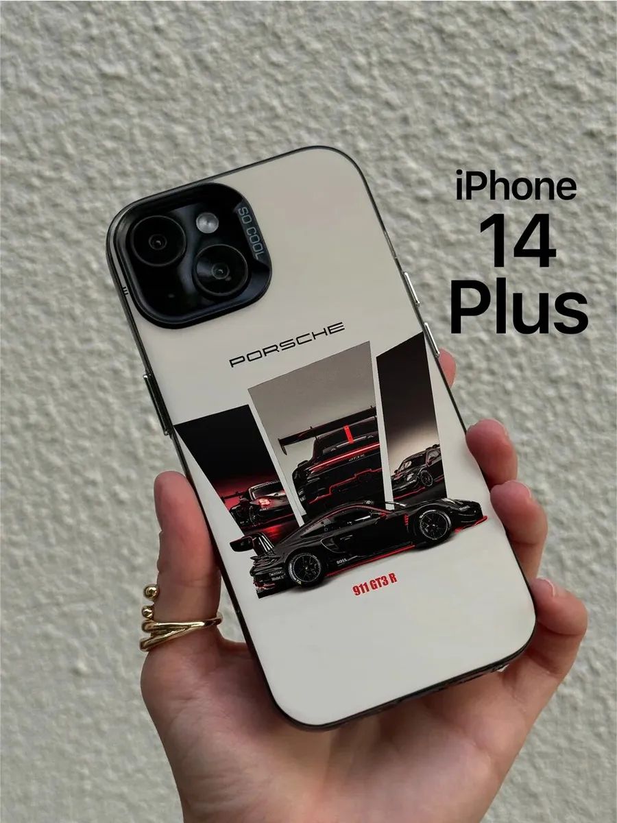 Чехол на iPhone 14 Plus porsche