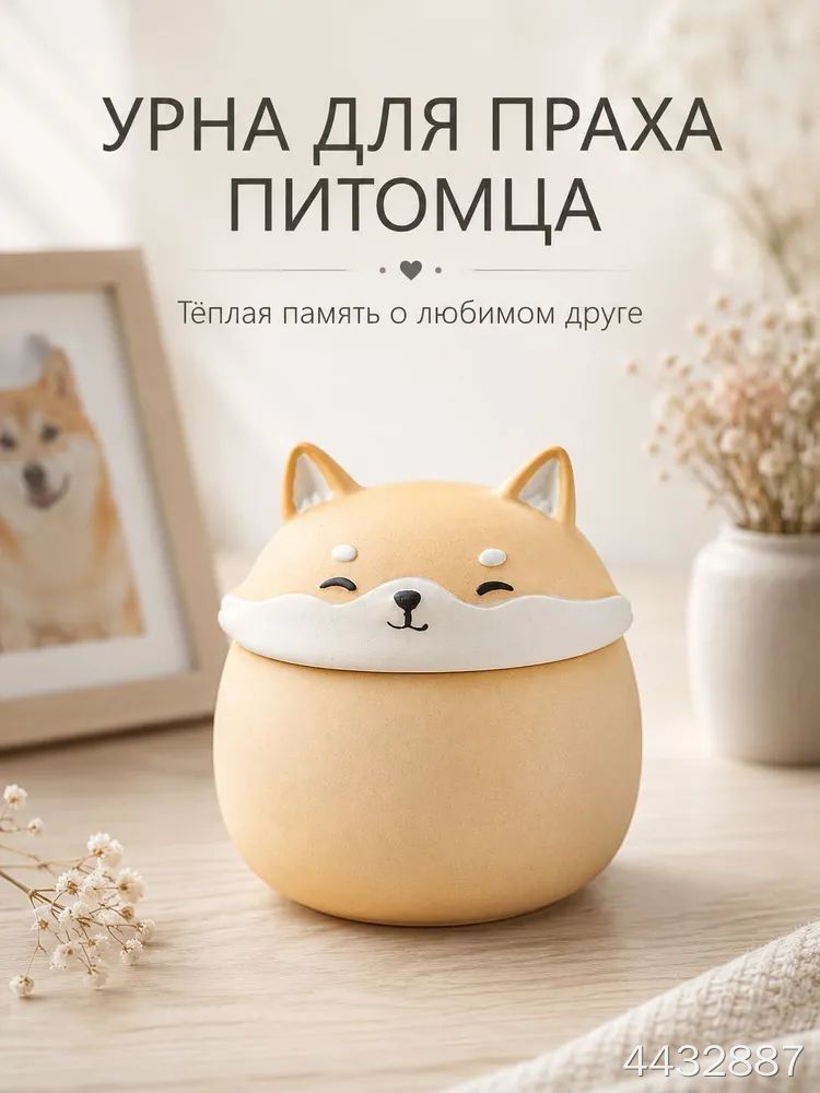 Ящик для котов и собак Небольшой контейнер для хранения для животных 8,9 * 9,3 см
