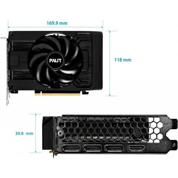 Видеокарта Palit NVIDIA GeForce RTX 5050 PA-RTX5050 STORMX OC 8ГБ StormX, GDDR6, OC, Ret (ne65050t19p1-gb2070f)