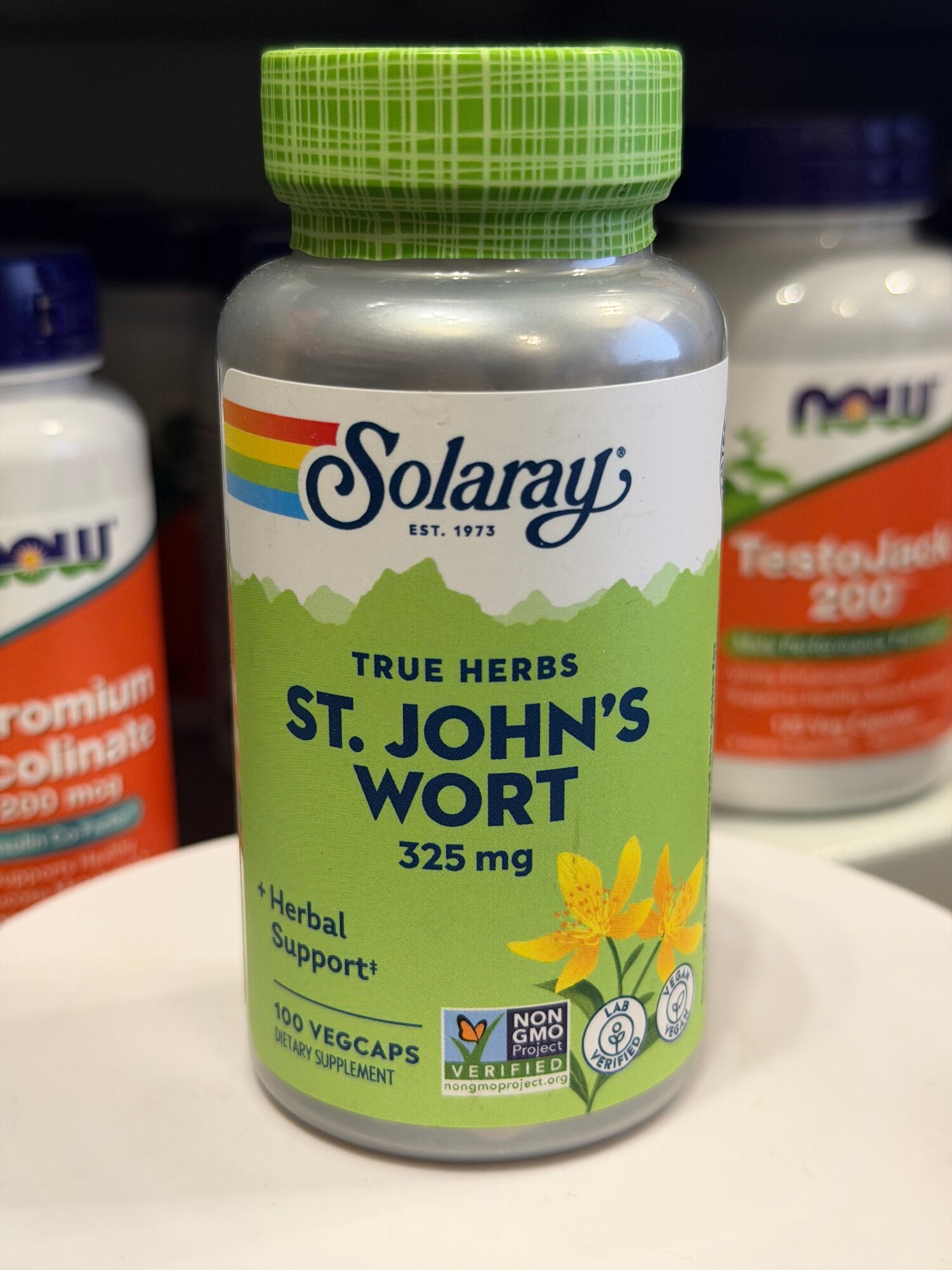 Solaray St. Johns Wort 325 mg - Зверобой для нервной системы и эмоционального баланса 100 капсул