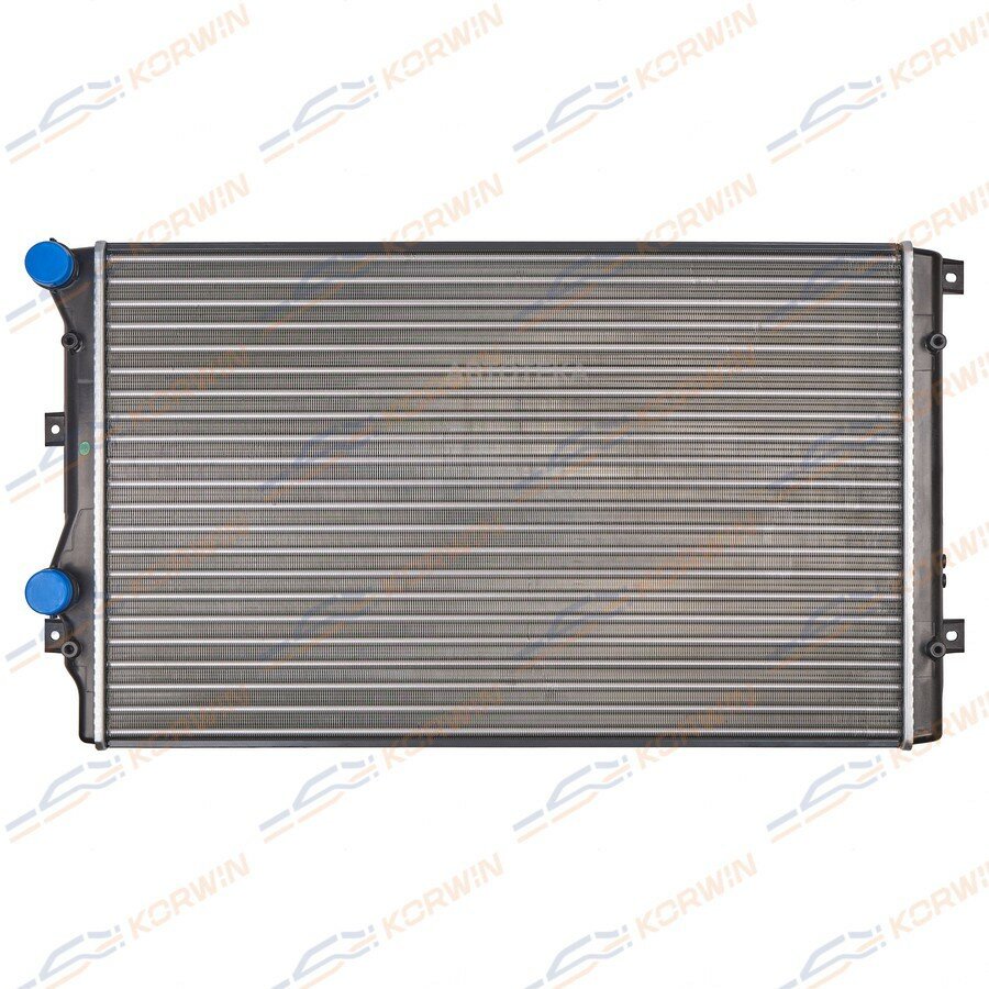 Радиатор охлаждения VW Jetta (05-)/(11-)/Octavia A5 (04-) сборный KORWIN KWKB2042