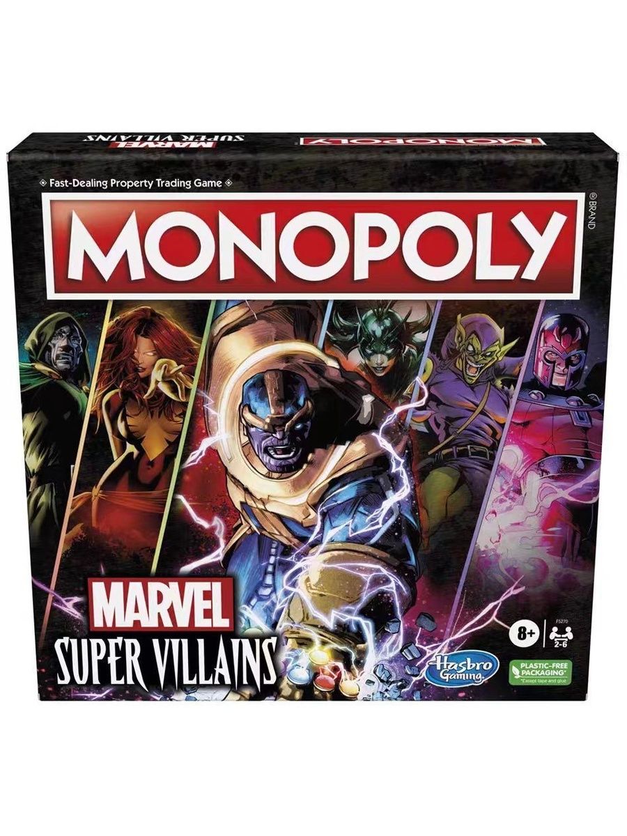 Hasbro Настольная игра "Магнат недвижимости и суперзлодей Marvel"
