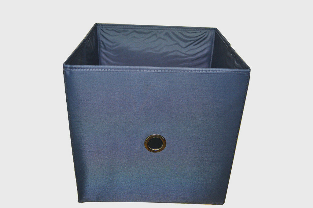 Modern fabric desktop organizer for wardrobe and living room storage needs darkgrey