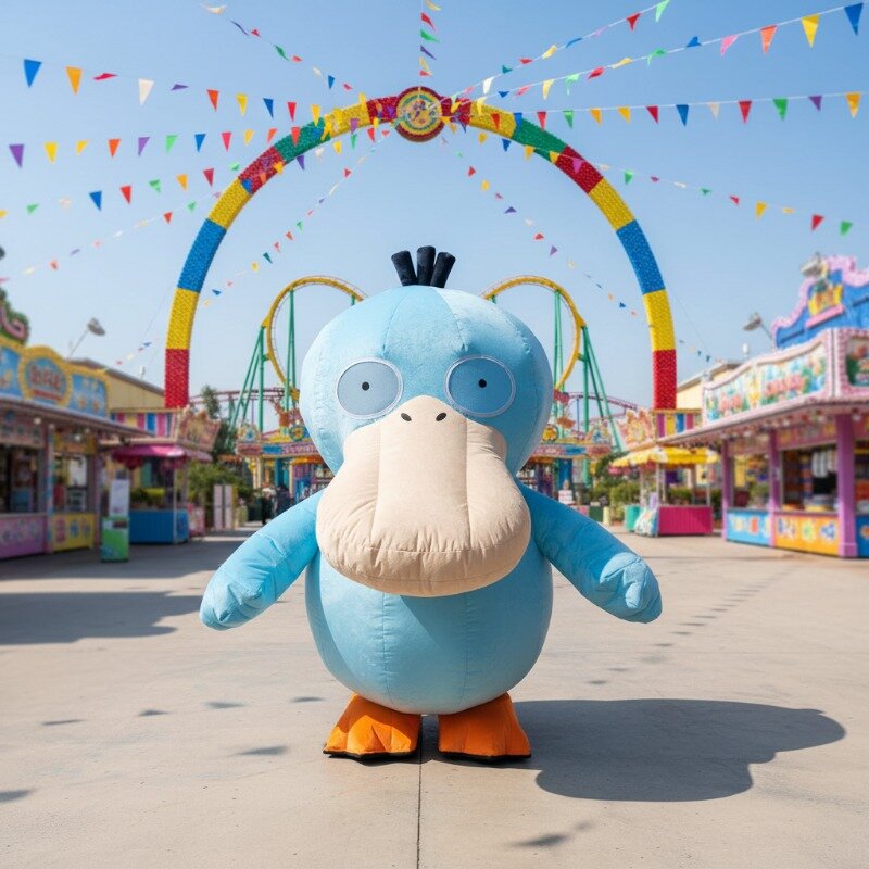 Карнавальный костюм, Ростовая кукла, mascot costume, Надувная утка