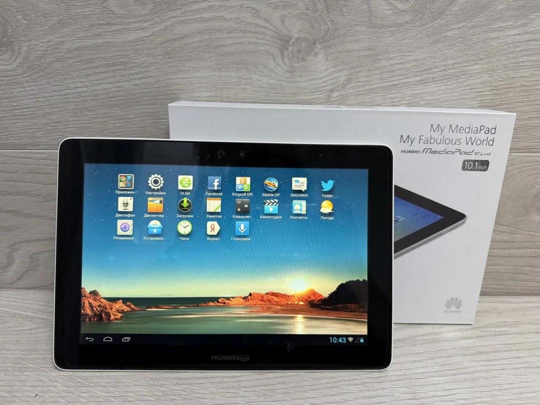 10,1" Планшет Huawei MediaPad 10 Link 8Gb 3G Silver 1280x800/IPS/4x1.2Ghz/1Gb/BT/GPS/Cam3