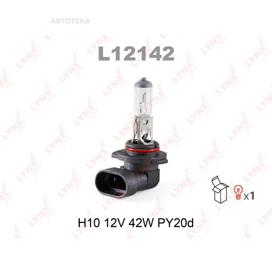 Лампа H10 12V 42W PY20D LYNXAUTO L12142