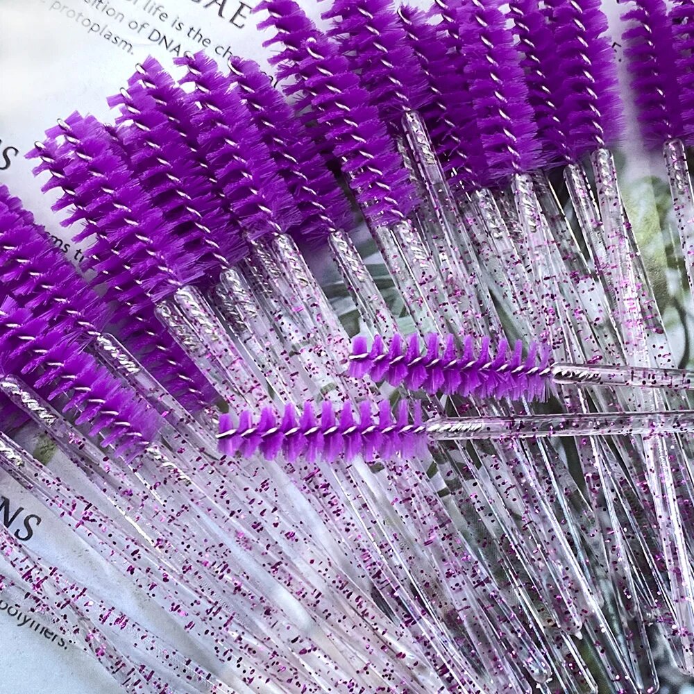 Одноразовые кисти для макияжа Crystal Purple