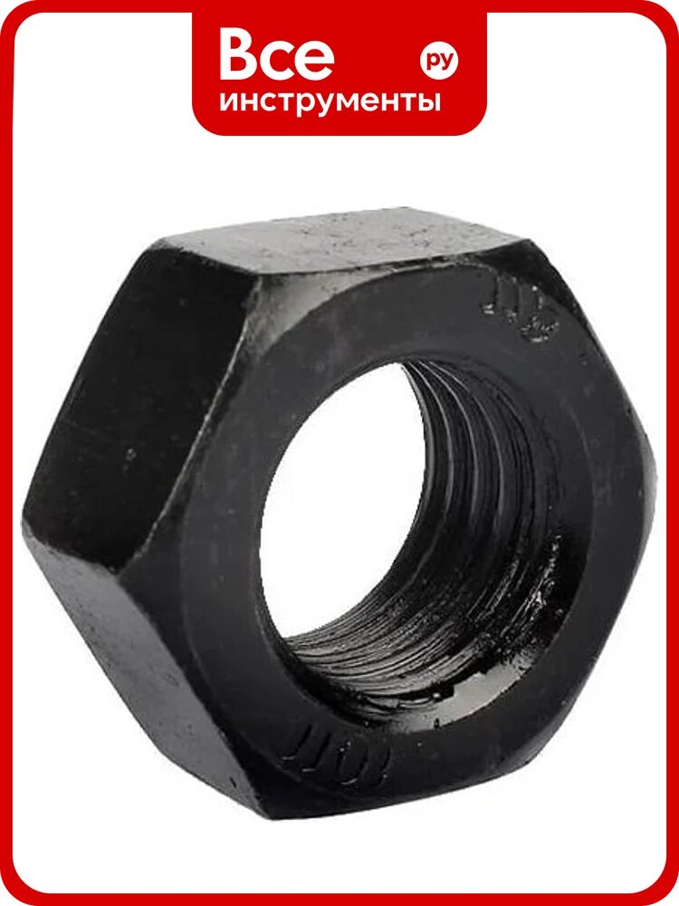 Гайка СаМат Плюс М 8 ГОСТ 5915 к. п.12 (черная) (50 шт) KRP-0119