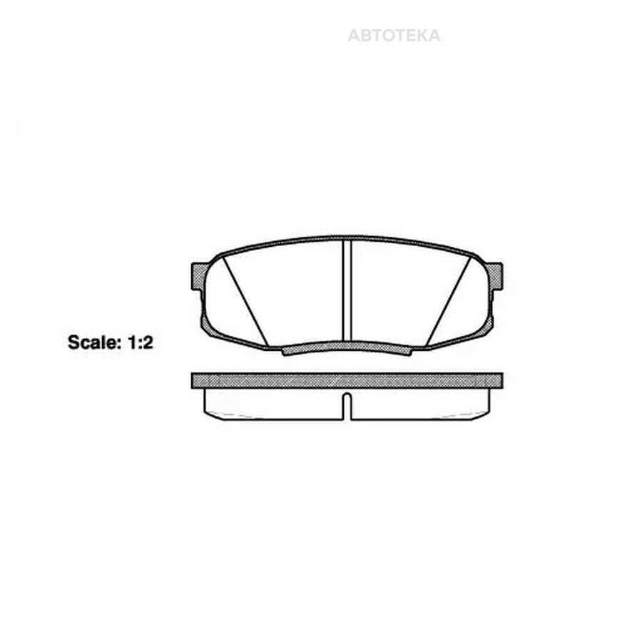 Колодки тормозные TOYOTA LAND CRUISER 200 07- задн. REMSA 127200