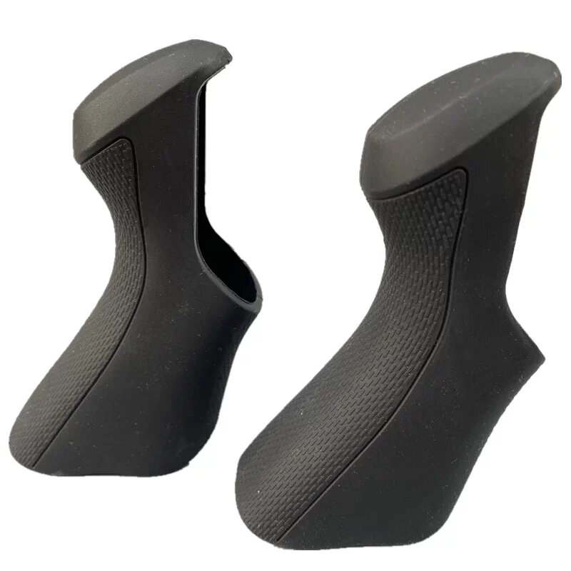 Силиконовая накладка для рулевой ручки Shimano ST6870, пара в черном цвете для механических тормозов