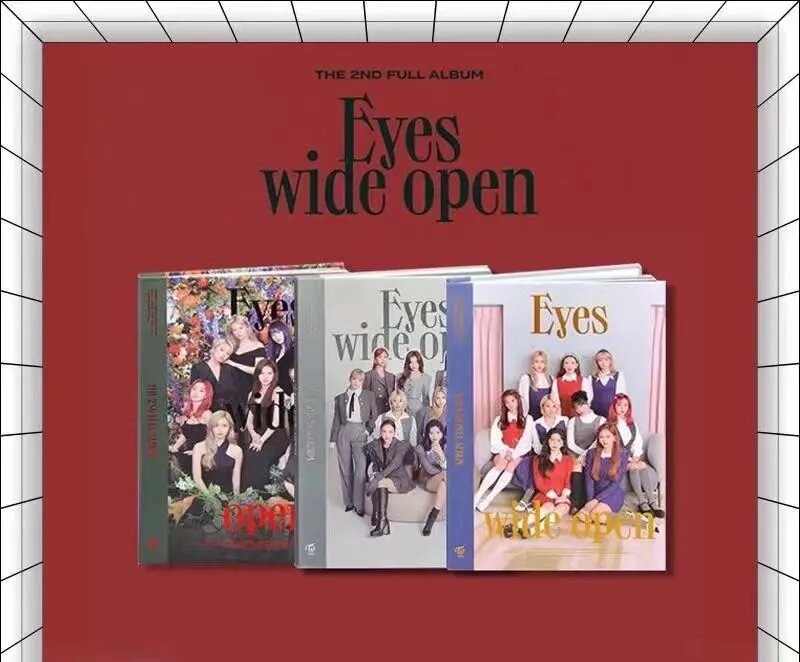 Twice альбом Eyes Wide Open (Случайная версия) Абсолютно новый неоткрытый (Chocolate bibimbap)