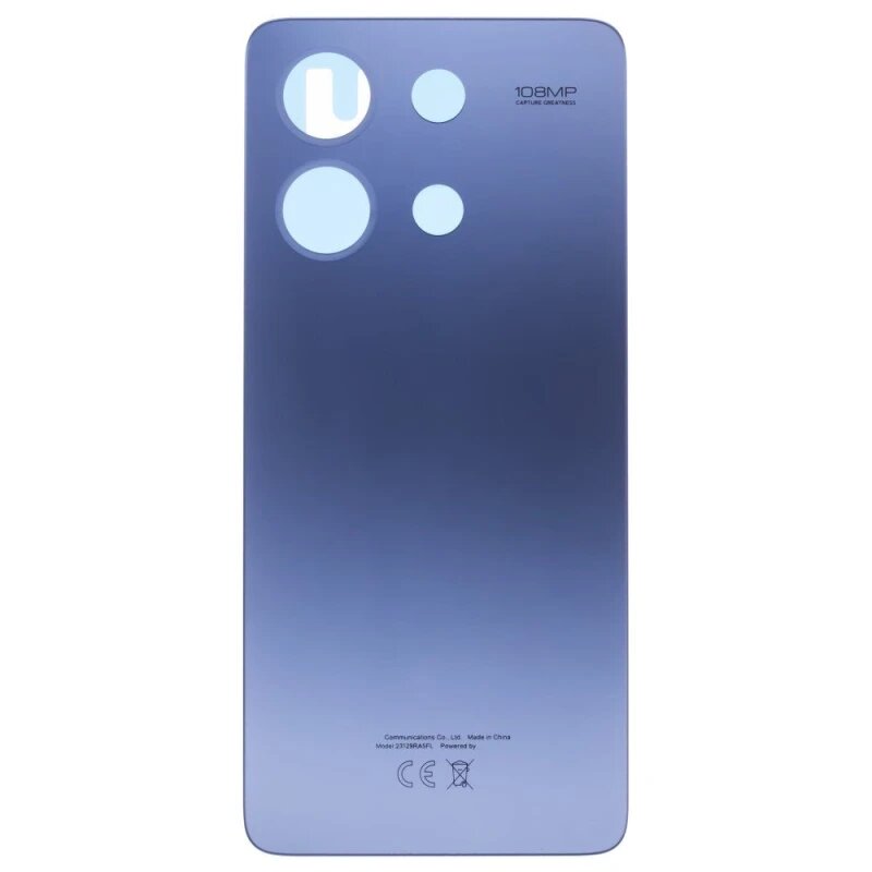 Задняя крышка для Xiaomi Redmi Note 13 4G (23124RA7EO) (синий)
