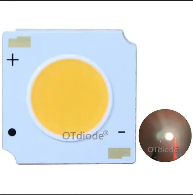 COB лампы HotRed для освещения растений 50Вт/100Вт CHM-11 LED COB, Warm White 4000K