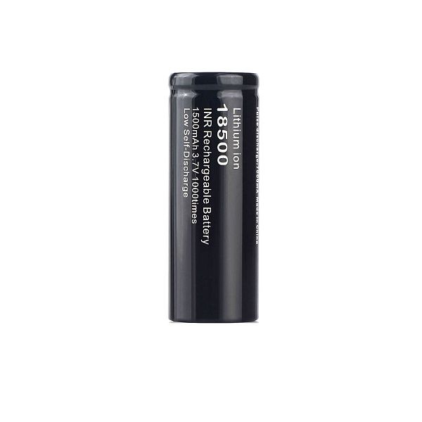Аккумулятор Li-ion Soshine 18500 3.7 v 1500 mAh (2 штуки)